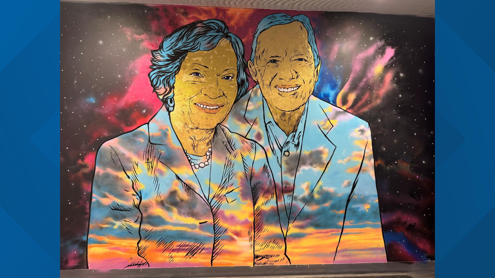 Jimmy Carter, Rosalynn Carter mural at Atlanta Airport | 11alive.com