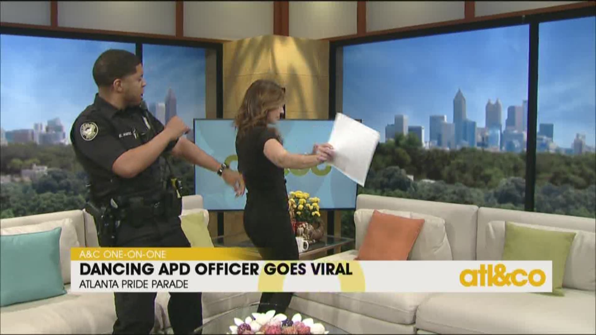 Dancing Police Officer Goes Viral | 11alive.com