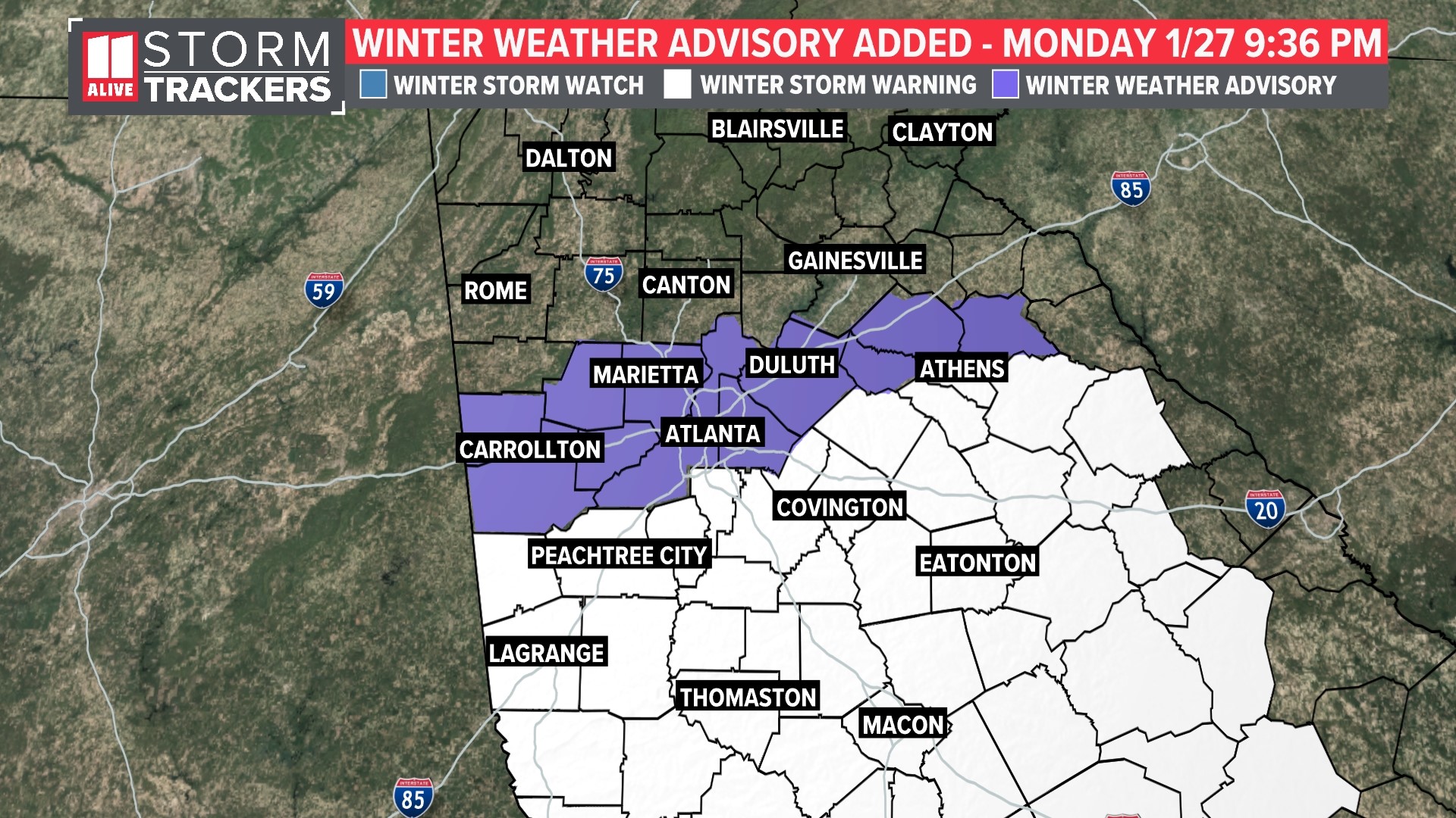 Timeline of Snow Jam 2014 and how Atlanta shut down | 11alive.com