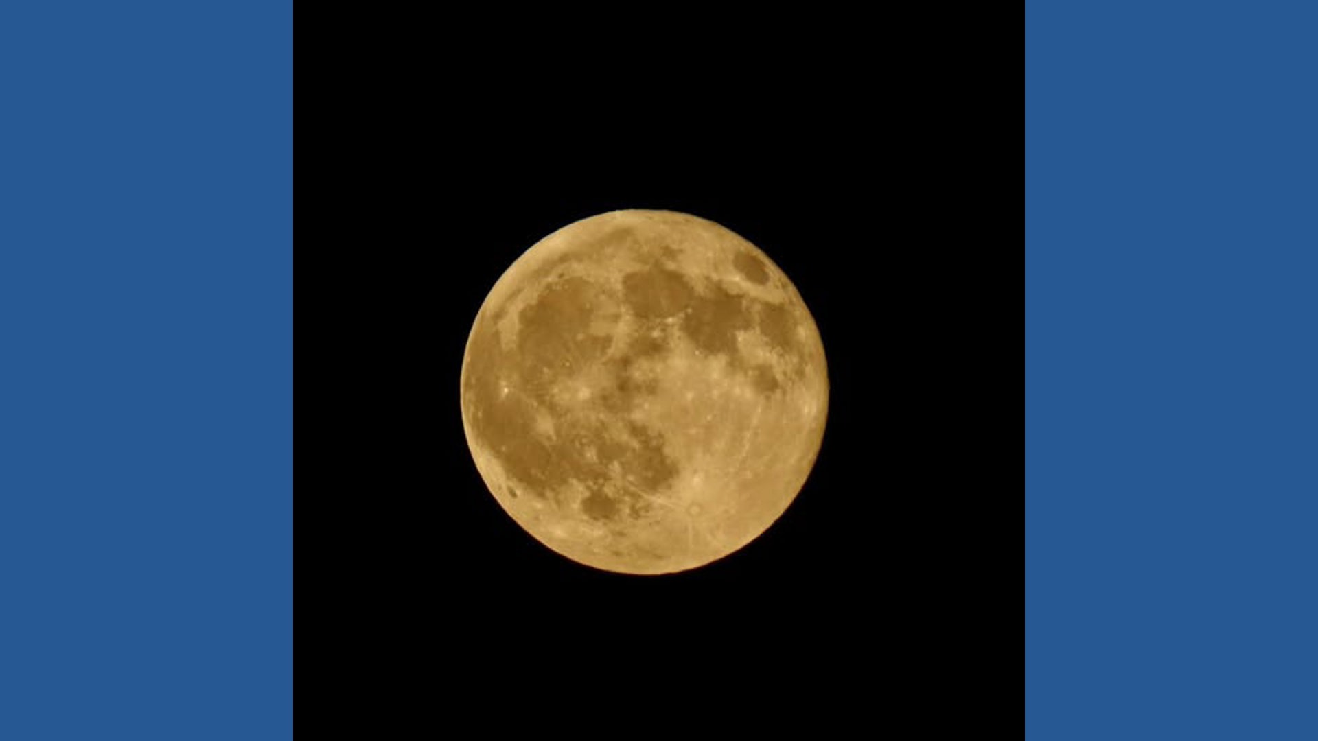 Weather Impact Photos | Last full moon of summer rises with a golden ...