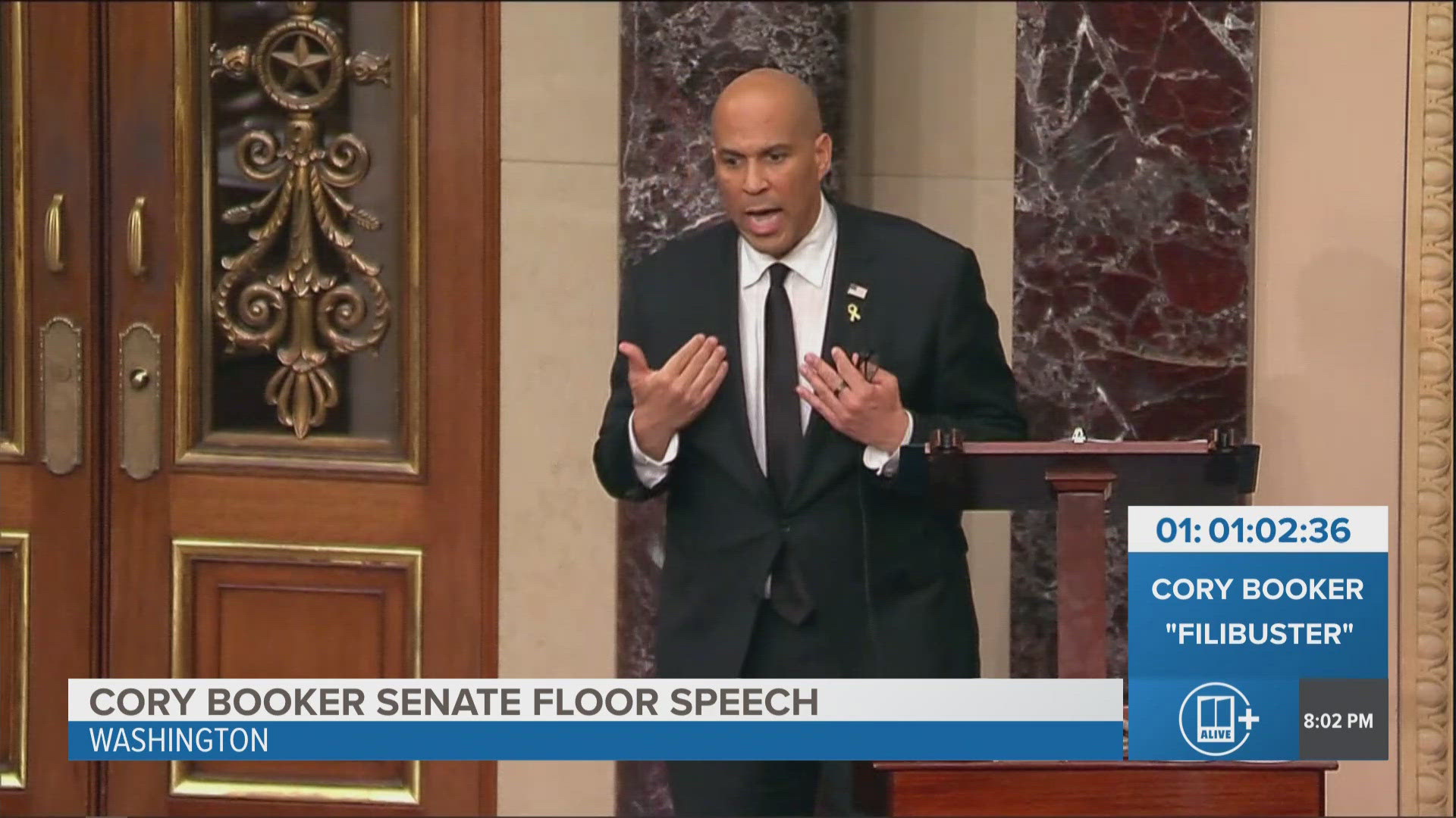 Booker’s historic speech includes stories of John Lewis and Jimmy ...