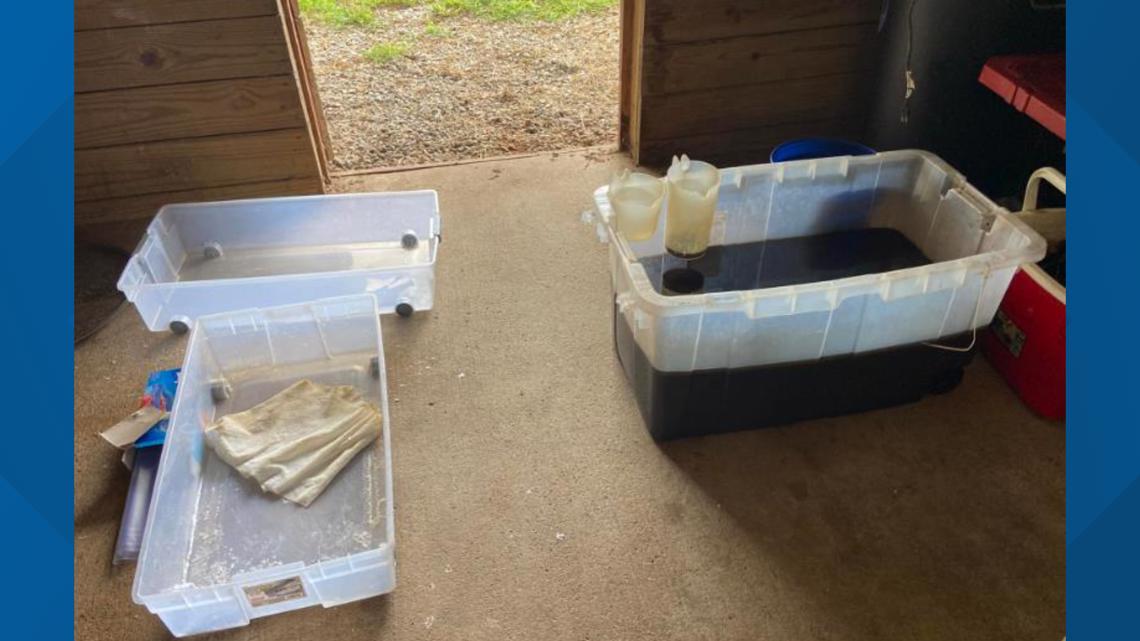 Photos: 2 arrested in 'large' Franklin County meth lab bust | 11alive.com