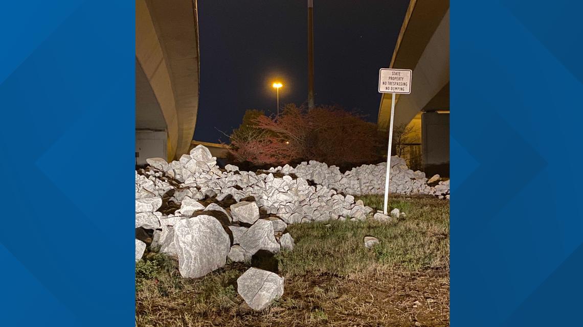 Rocks under bridges in downtown Atlanta where homeless sleep | 11alive.com