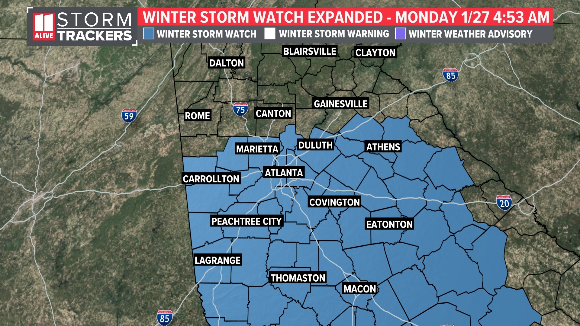 Timeline of Snow Jam 2014 and how Atlanta shut down | 11alive.com
