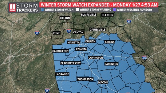 Timeline of Snow Jam 2014 and how Atlanta shut down | 11alive.com