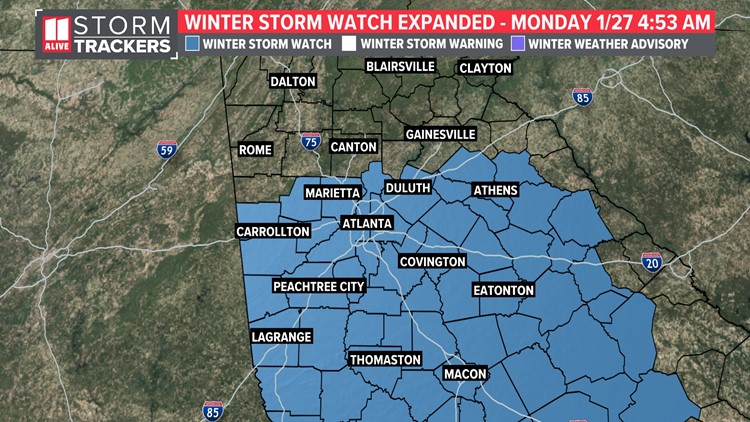 Timeline of Snow Jam 2014 and how Atlanta shut down | 11alive.com