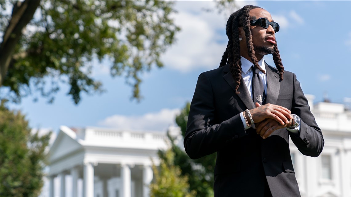 Quavo gun violence advocacy, Vice President Harris meeting | 11alive.com