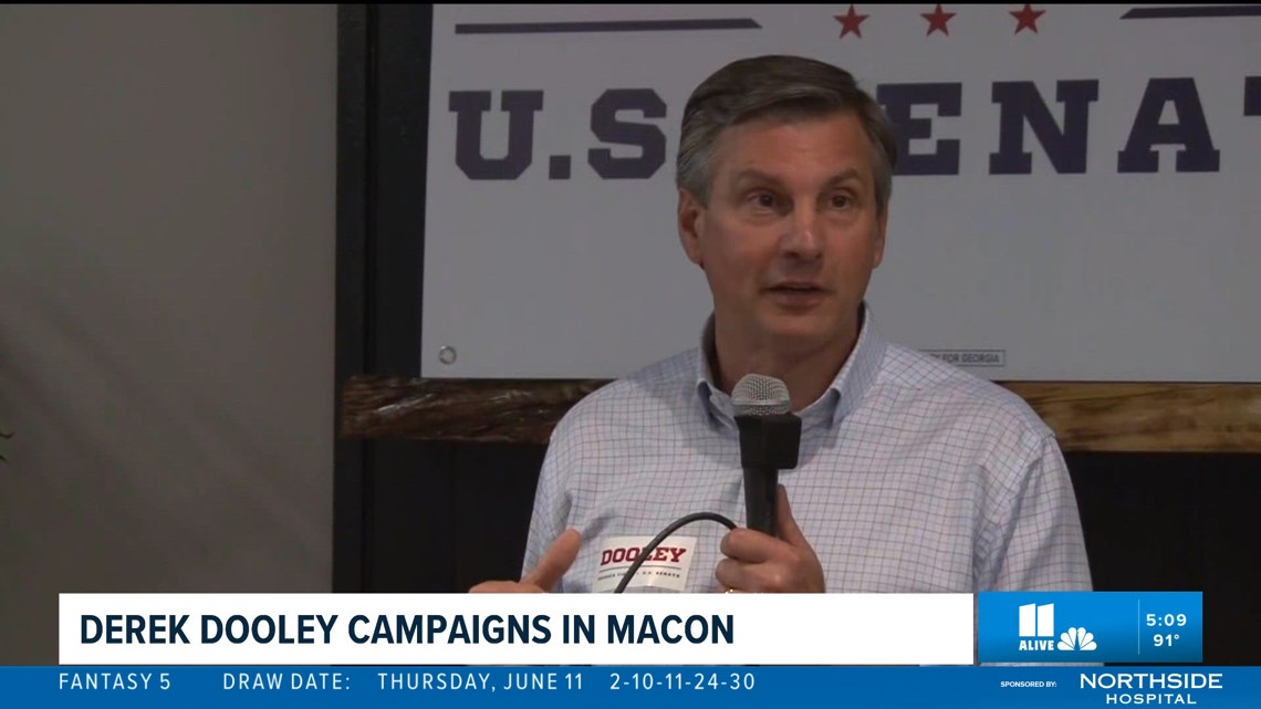 Dooley campaigns in Macon | 11alive.com