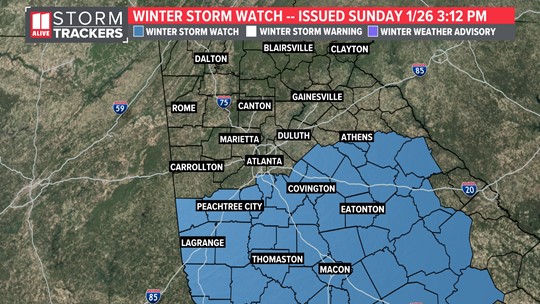 Timeline of Snow Jam 2014 and how Atlanta shut down | 11alive.com