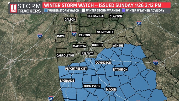 Timeline of Snow Jam 2014 and how Atlanta shut down | 11alive.com