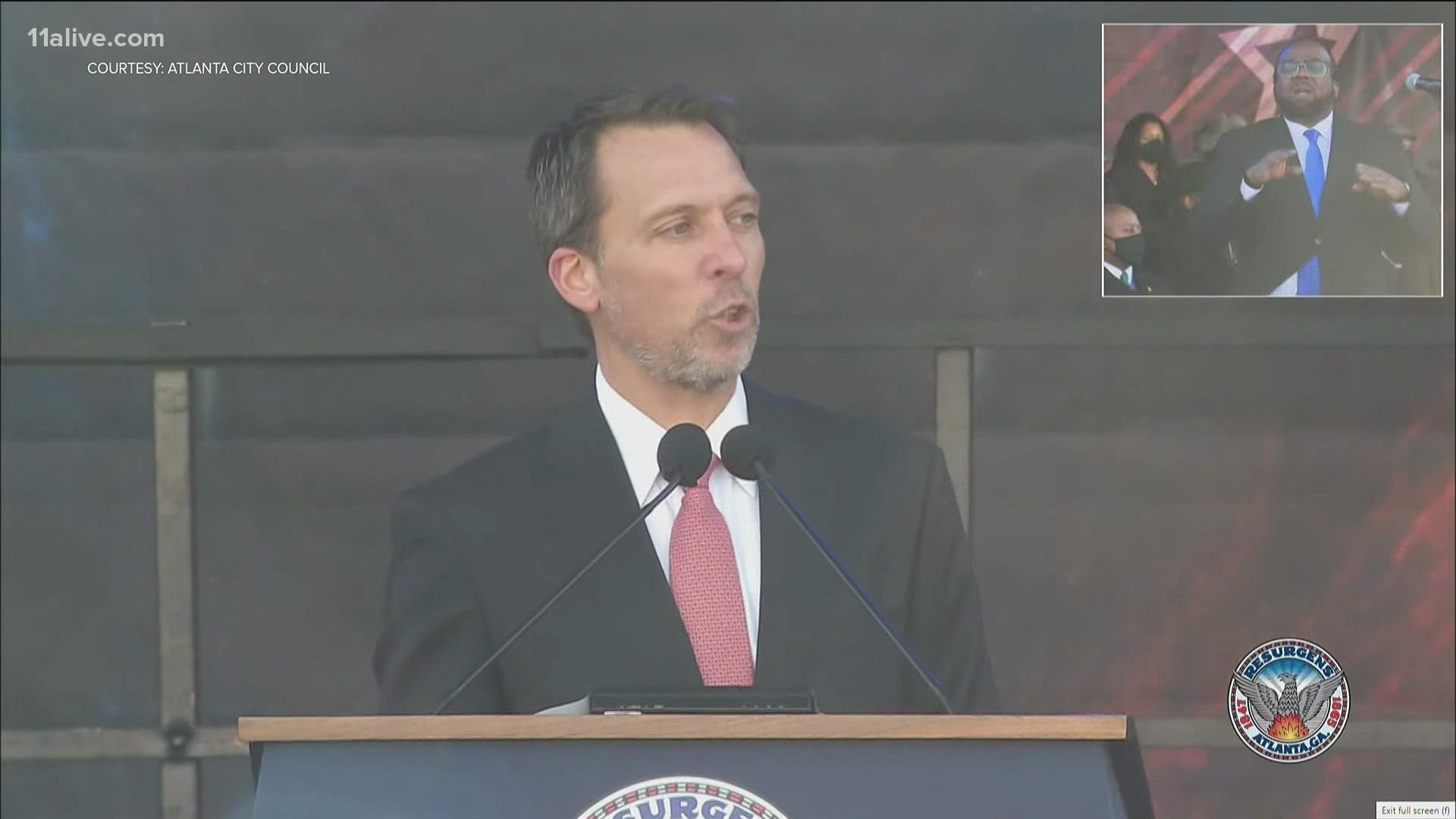 Atlanta City Council President Doug Shipman takes oath of office ...