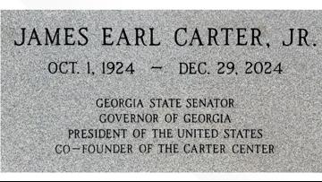 Jimmy, Rosalynn Carter's burial site photos released | 11alive.com