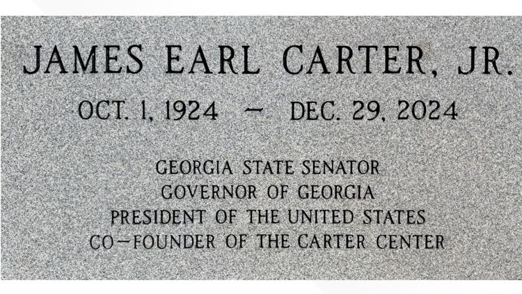 Jimmy, Rosalynn Carter's burial site photos released | 11alive.com