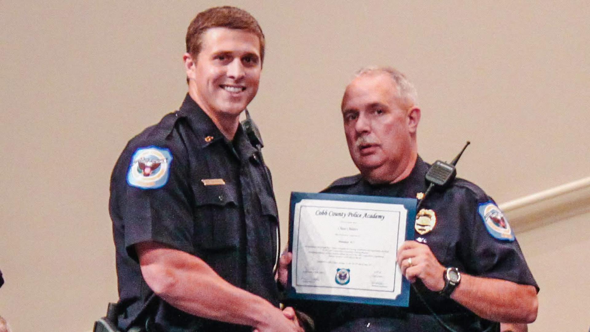 Chase Childers, former Georgia officer who died saving family | 11alive.com