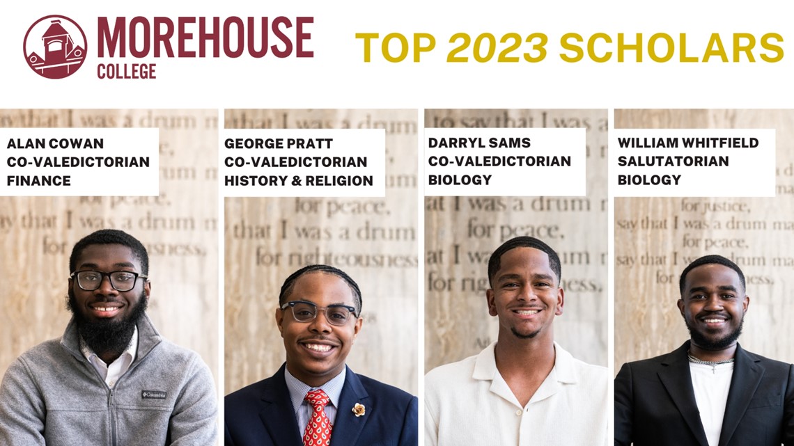 Meet Morehouse College Class of 2023 valedictorians | 11alive.com