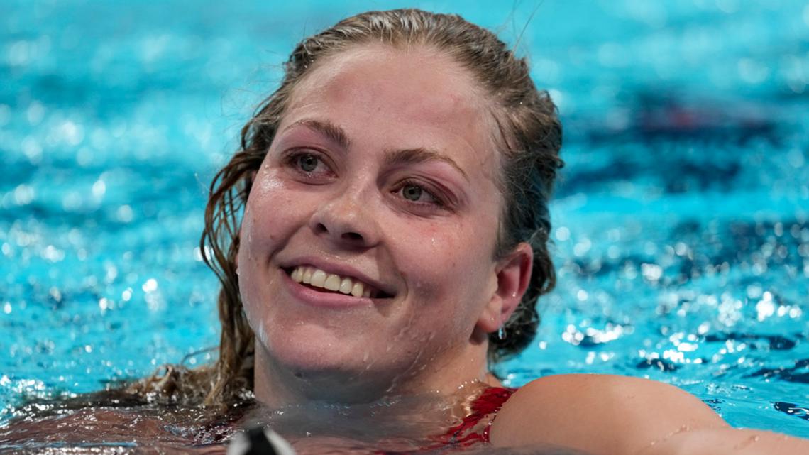 Swimmer Katharine Berkoff wins medal 32 years after father | 11alive.com