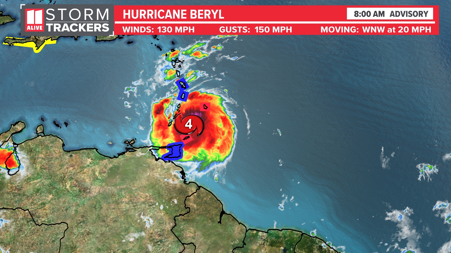 Beryl is a dangerous Category 4 hurricane | 11alive.com
