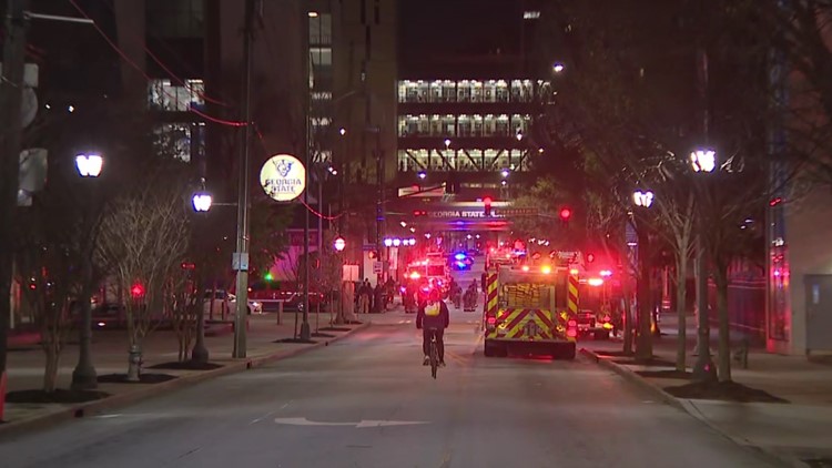 Atlanta Fire responds to smoke at GSU Urban Life Building | 11alive.com