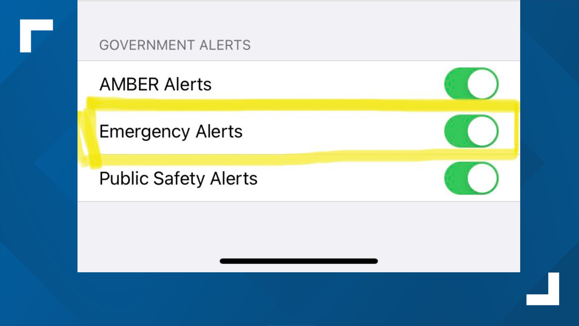 Wireless Emergency Alerts Android Iphone tornado warning steps ...