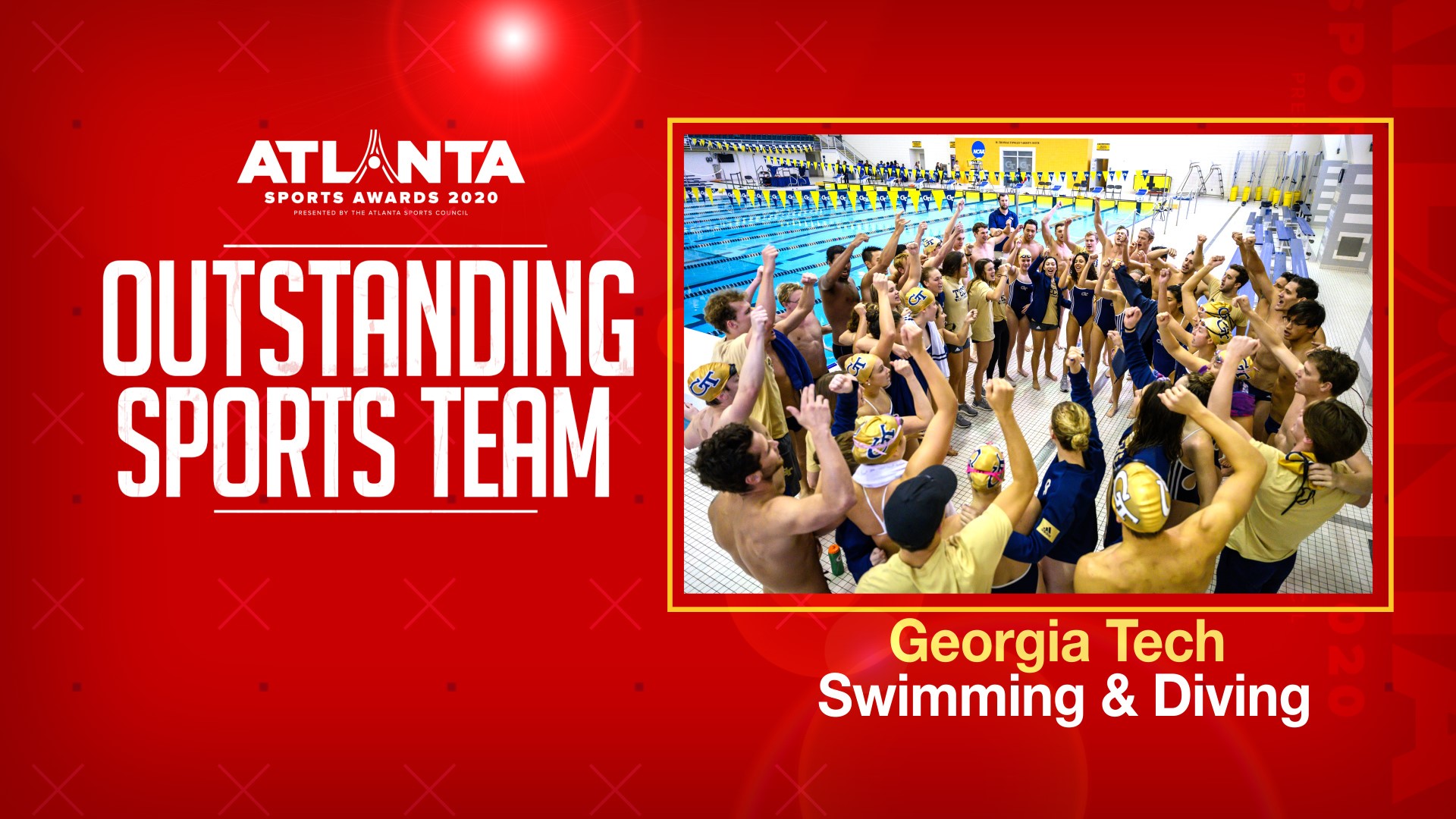 Georgia Tech Swimming and Diving Atlanta Sports Awards top team ...
