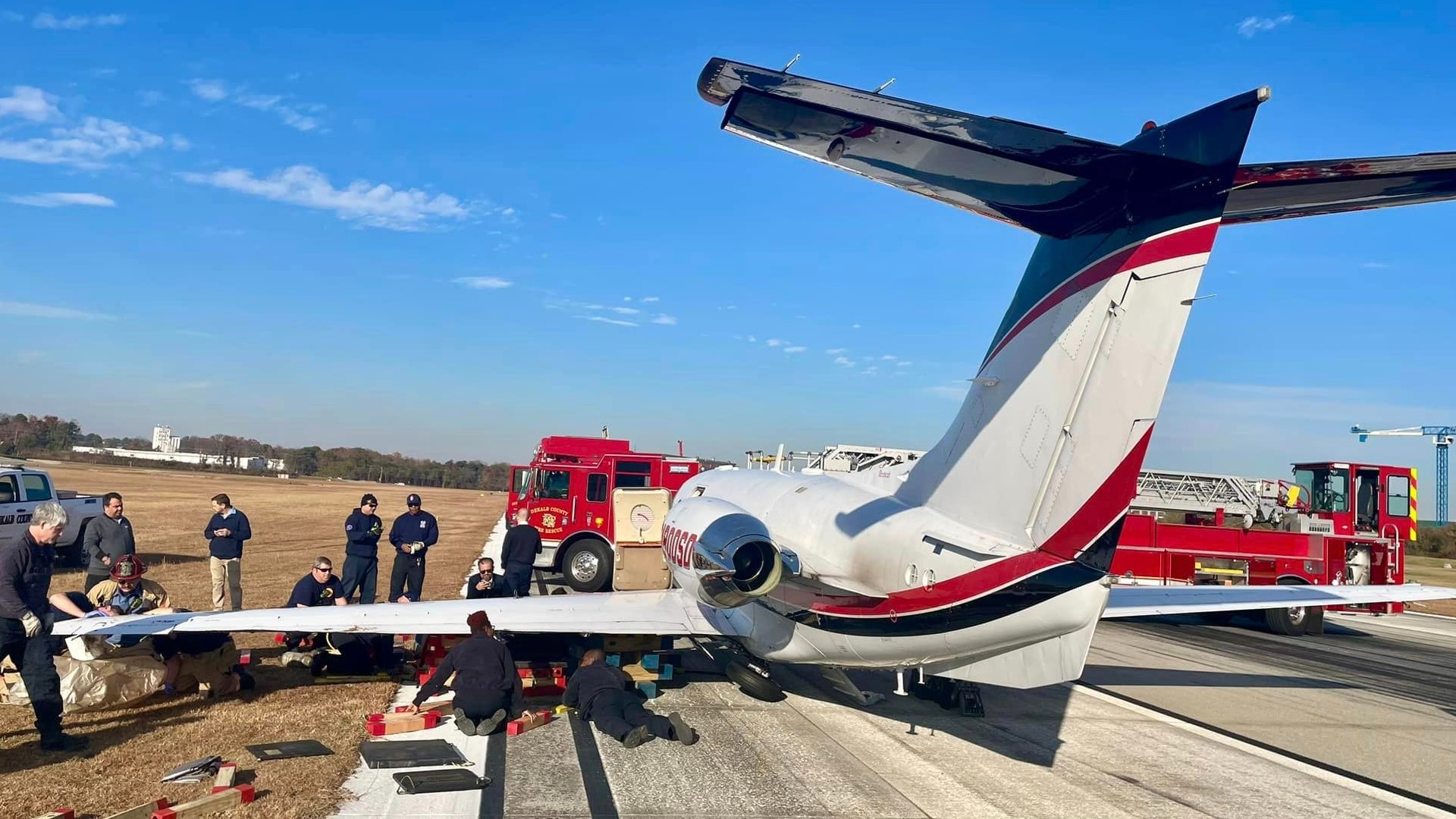 Plane damaged after accident at PDK airport | 11alive.com