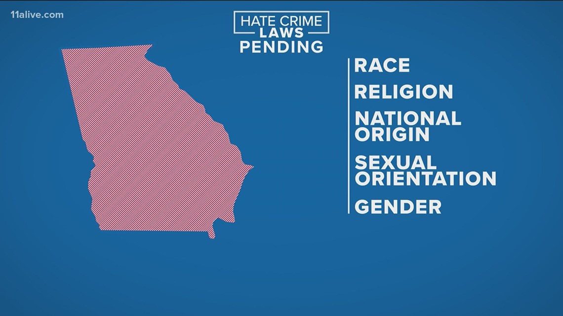 Georgia one of four states without hate crime law; Lawmakers pushing to ...