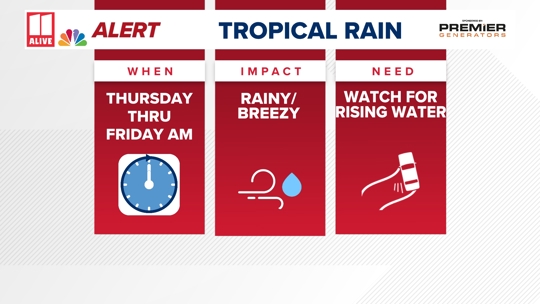 Weather Impact Alert | Remnants of Tropical Storm Arthur spread heavy ...