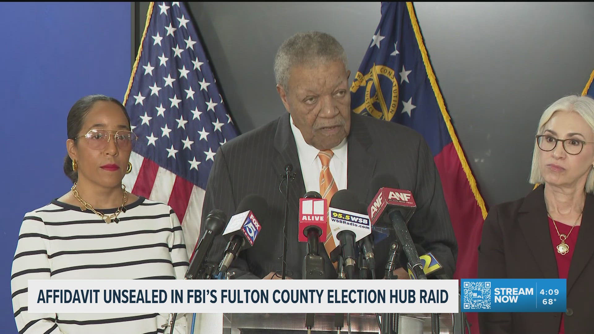 Fulton County Chairman Robb Pitts discusses unsealed affidavit in FBI's ...