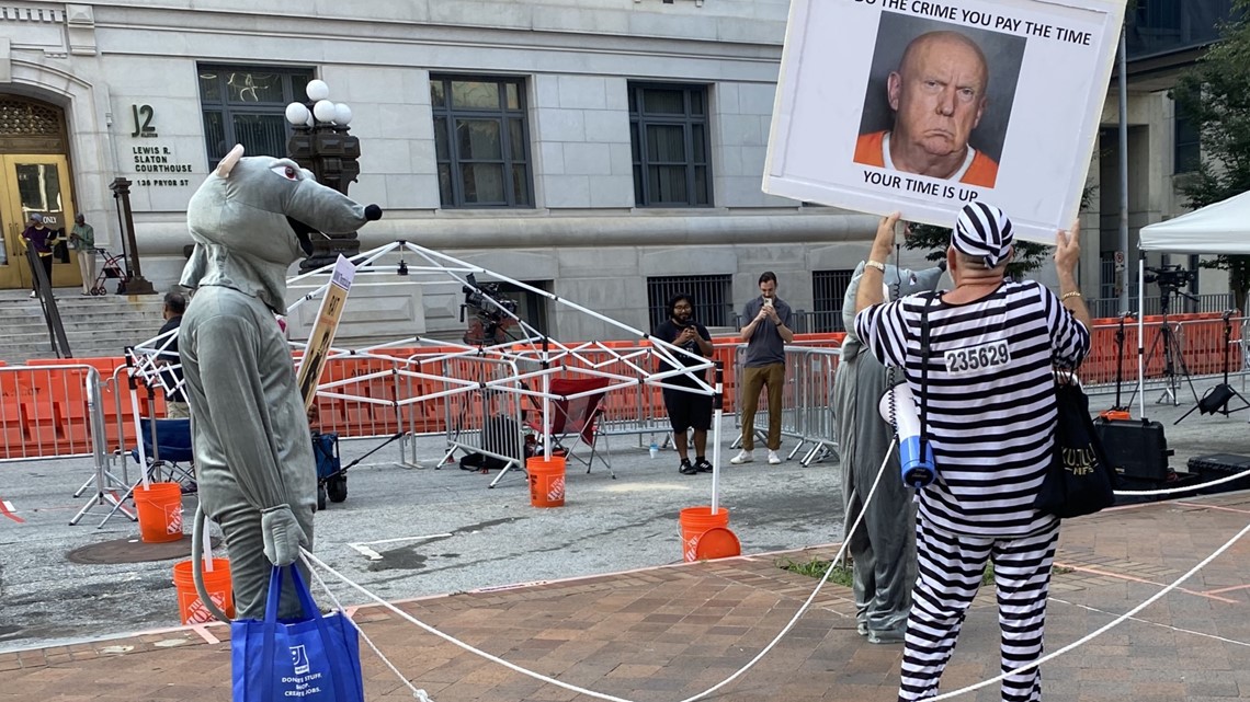 Photos | Trump protest in Atlanta; Georgia election case | 11alive.com