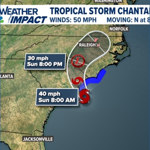Tropical Depression Three forms, could soon become 'Chantal' | 11alive.com