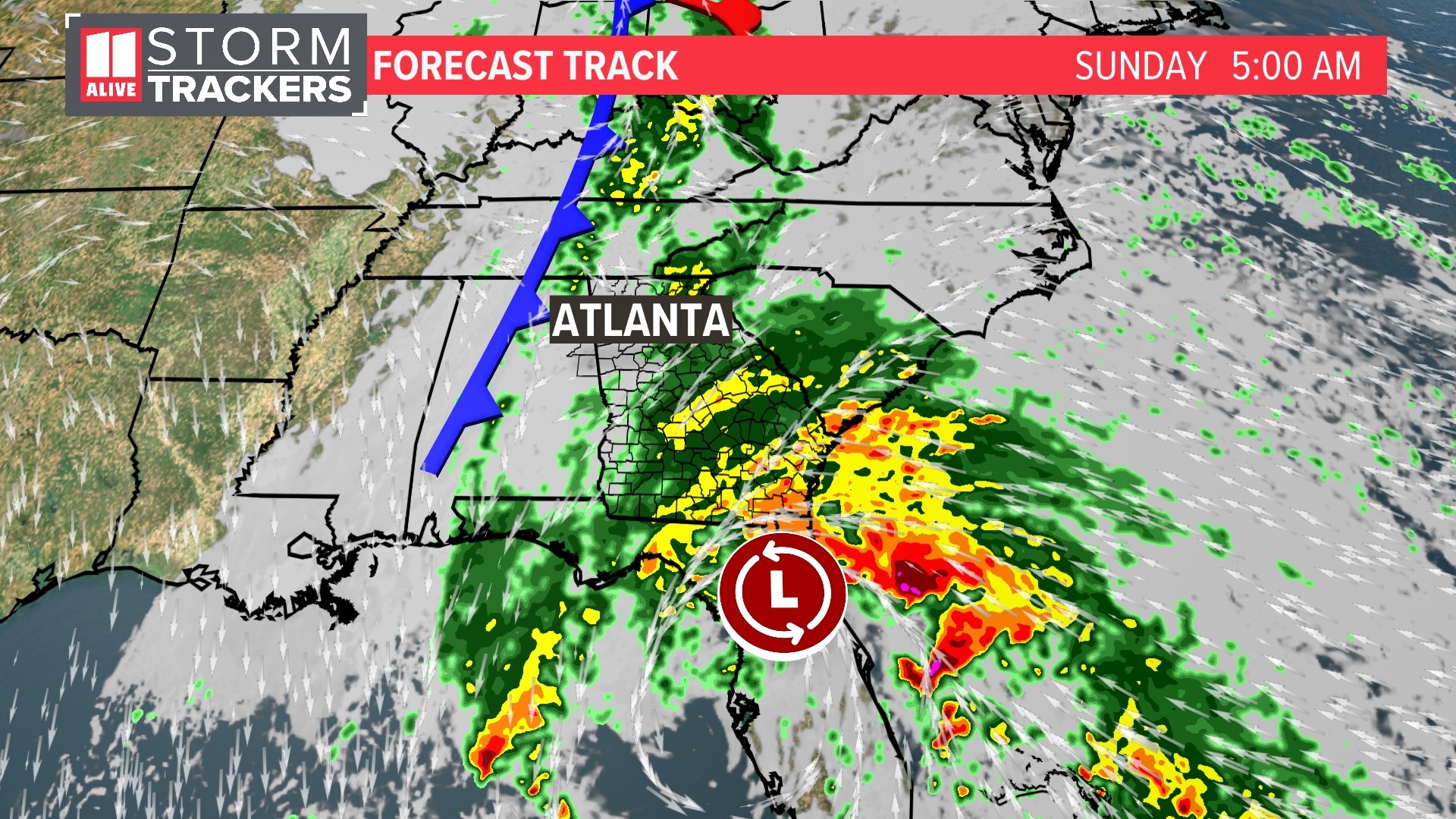 Georgia weather rain gusty winds this weekend | Timeline | 11alive.com