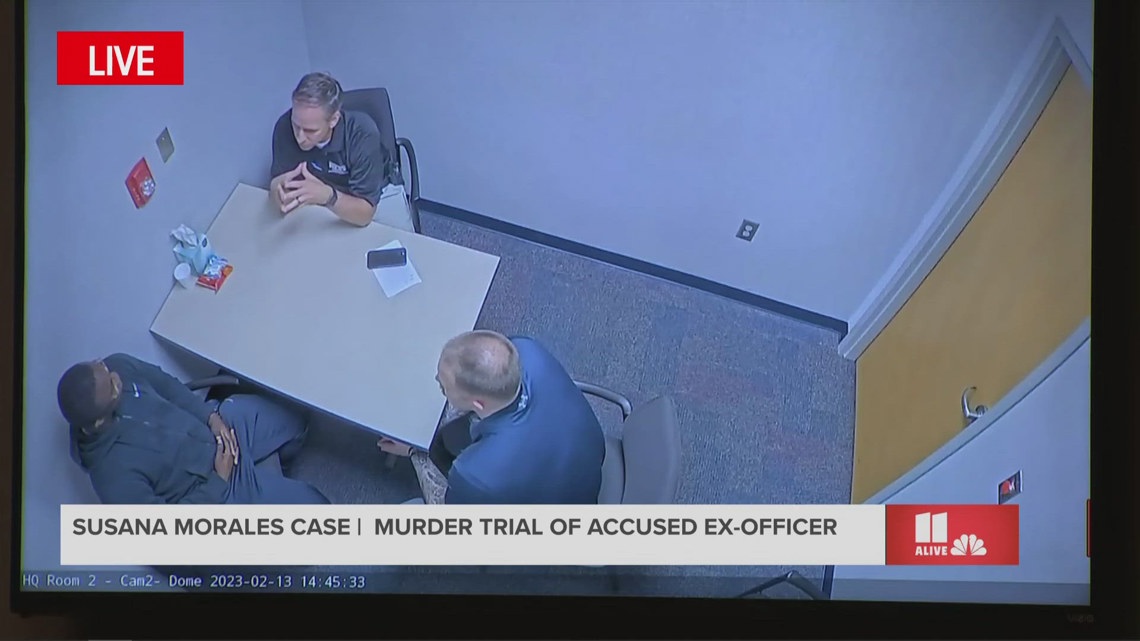 Prosecutors play police interview during trial of ex-Georgia officer ...