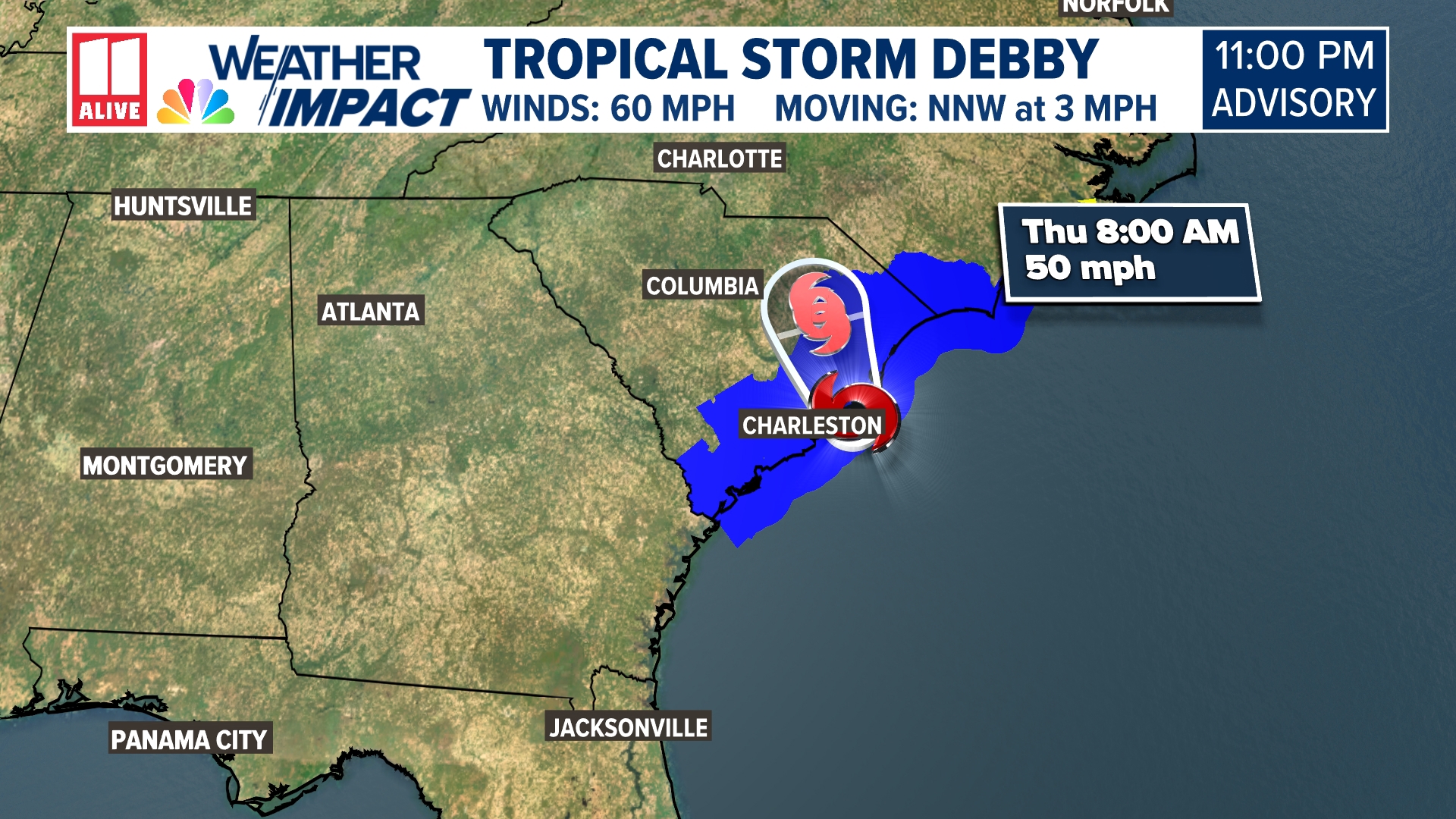 Potential Tropical Cyclone Four track, models | 11alive.com
