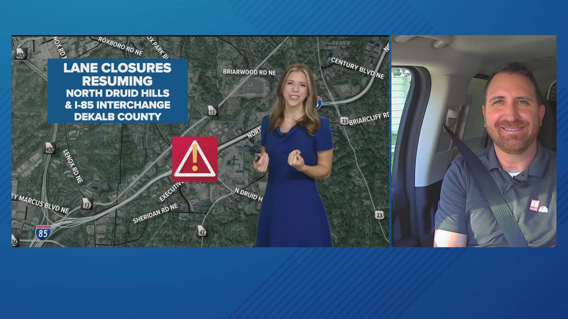 I 85 lane closures in Brookhaven overnight this week | 11alive.com