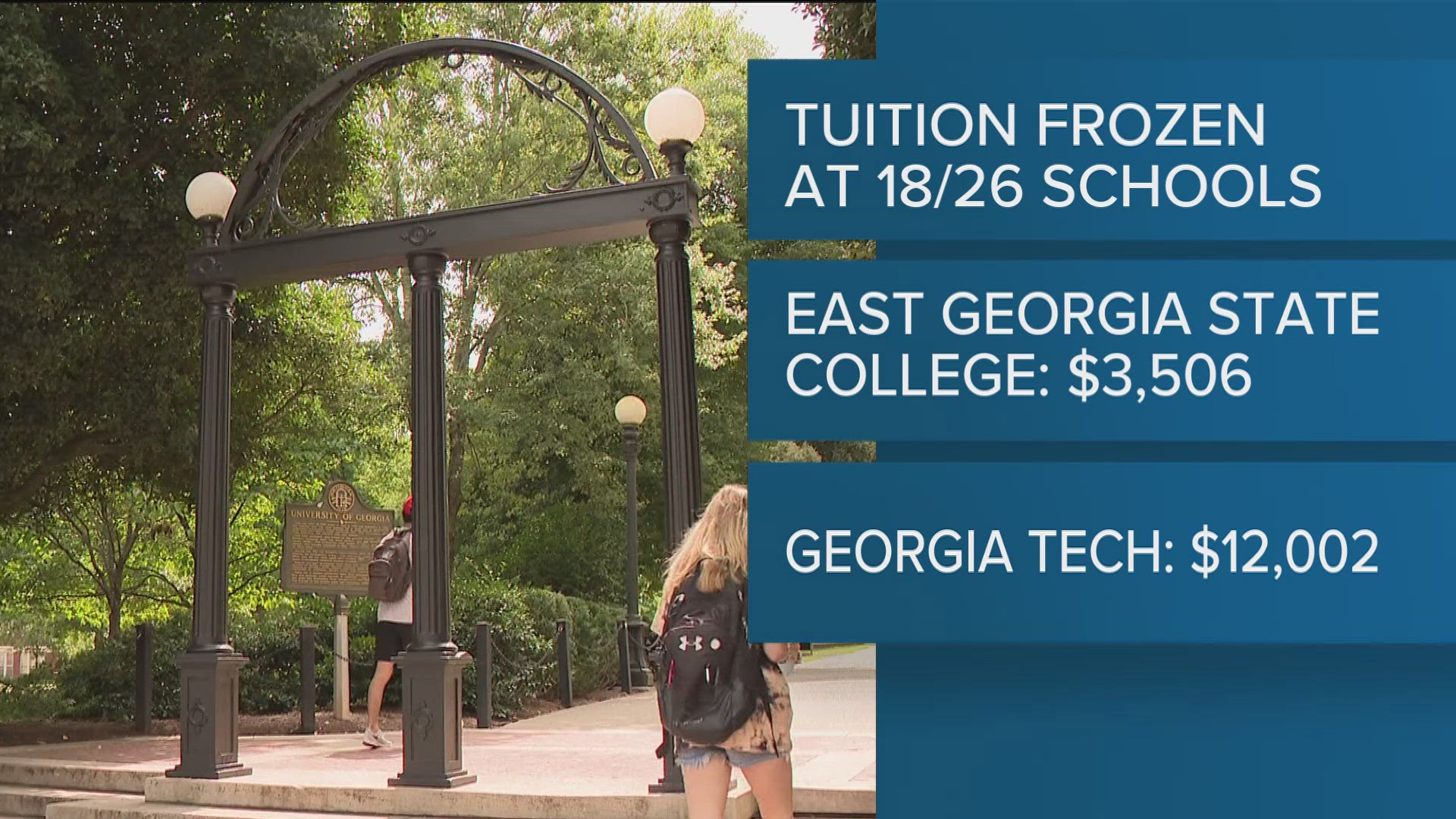 Georgia universities maintain steady tuition for 2025-2026 | 11alive.com
