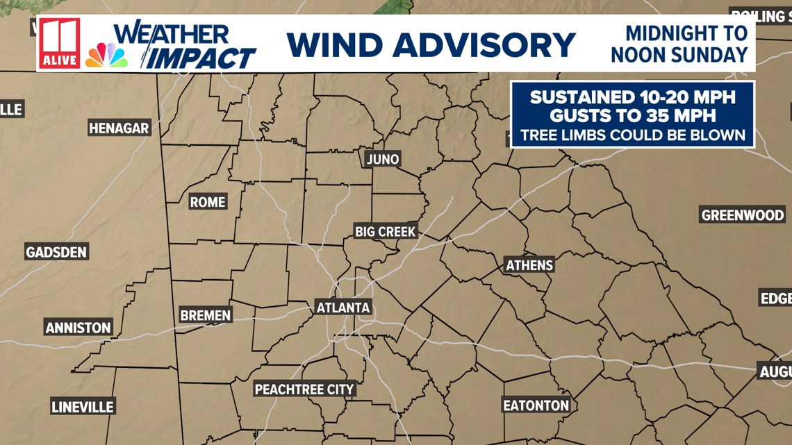Atlanta weather live updates: Strong line of storms moving into metro ...
