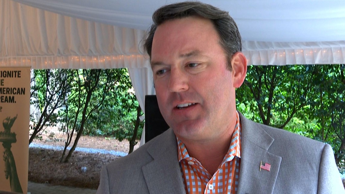 Georgia Lt. Gov. Burt Jones speaks about his possible indictment ...