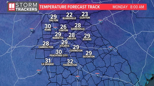 Atlanta Georgia snow when is it going to start falling | 11alive.com