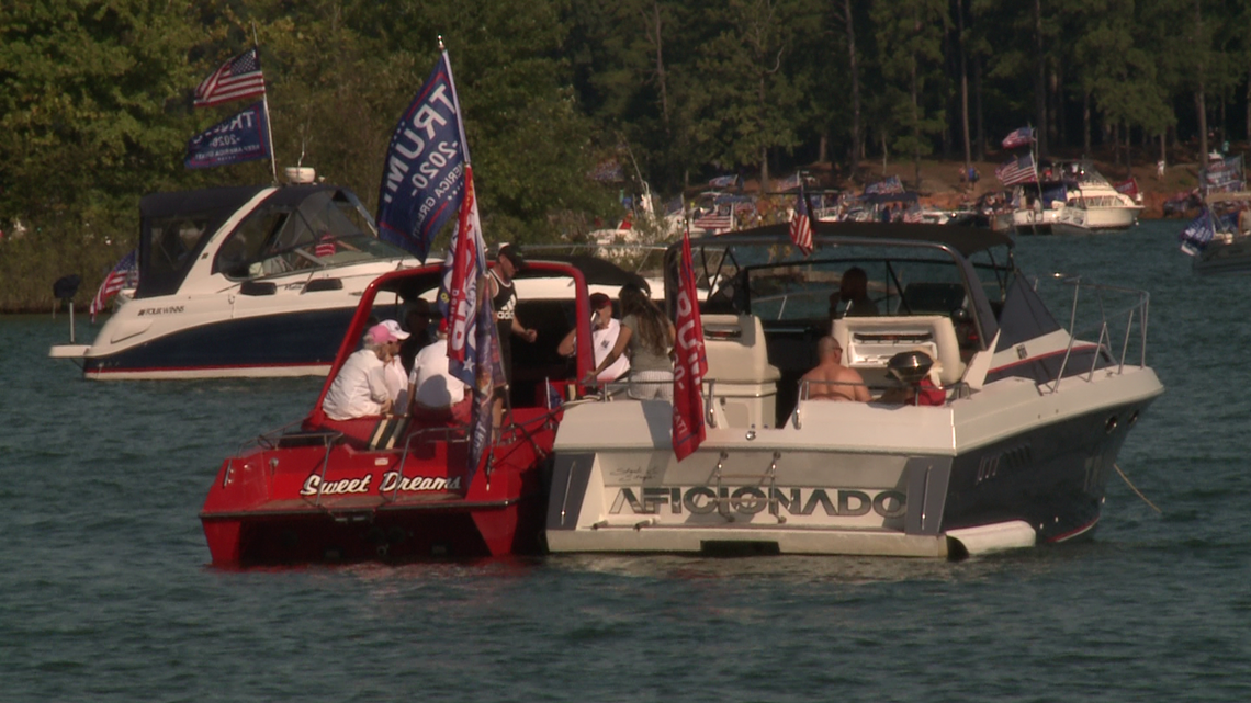 Trump boat parade, rally today on Lake Lanier in Georgia | 11alive.com