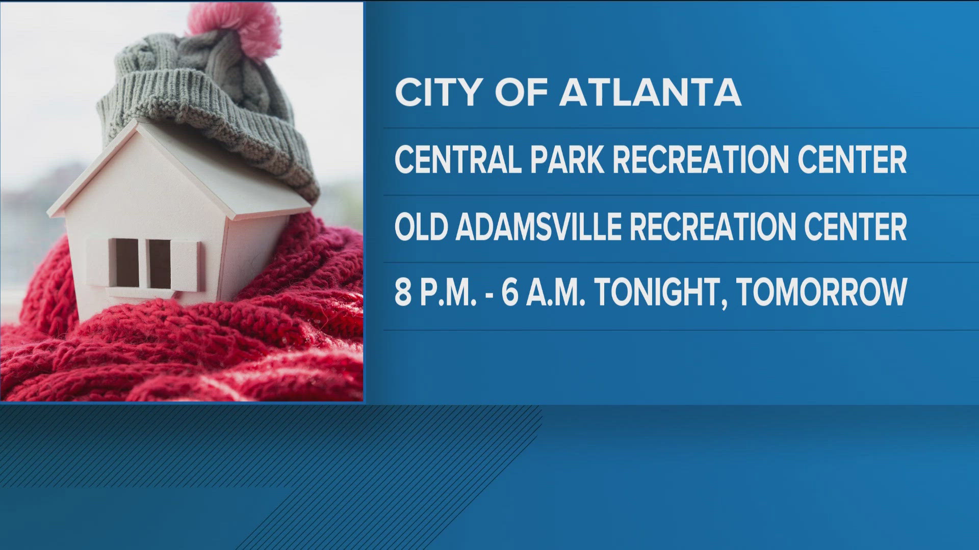 Warming centers open in Atlanta | 11alive.com