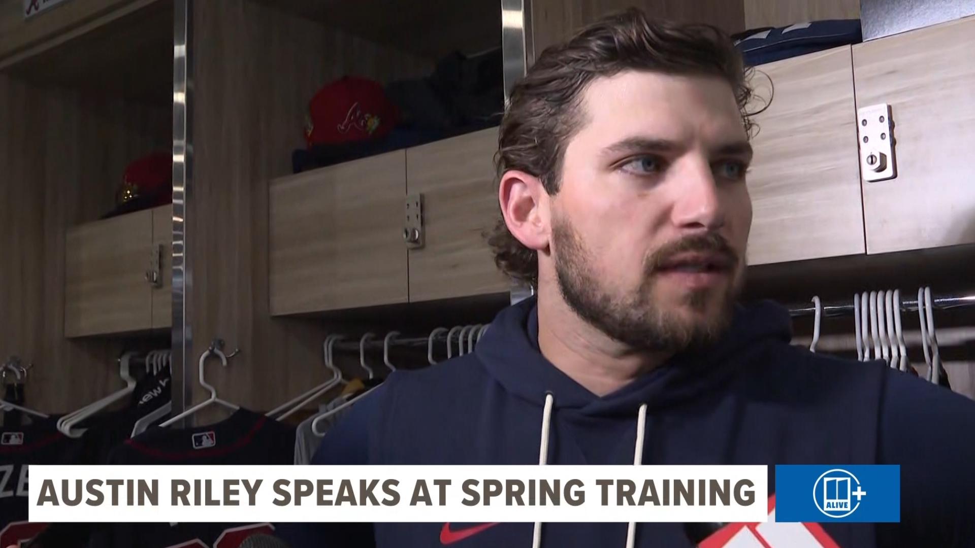 Austin Riley speaks at Braves Spring Training | 11alive.com