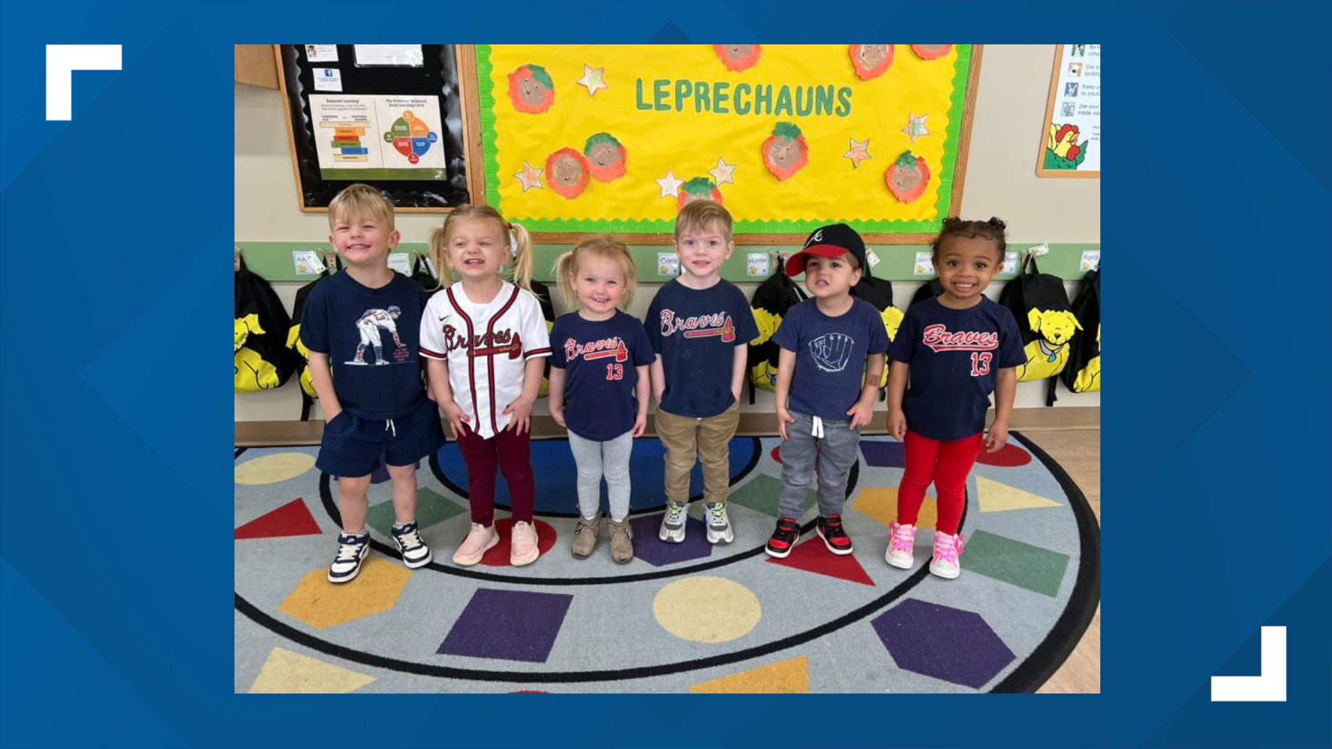 Tiny Metro Atlanta Braves fans wear gear for Opening Day | 11alive.com