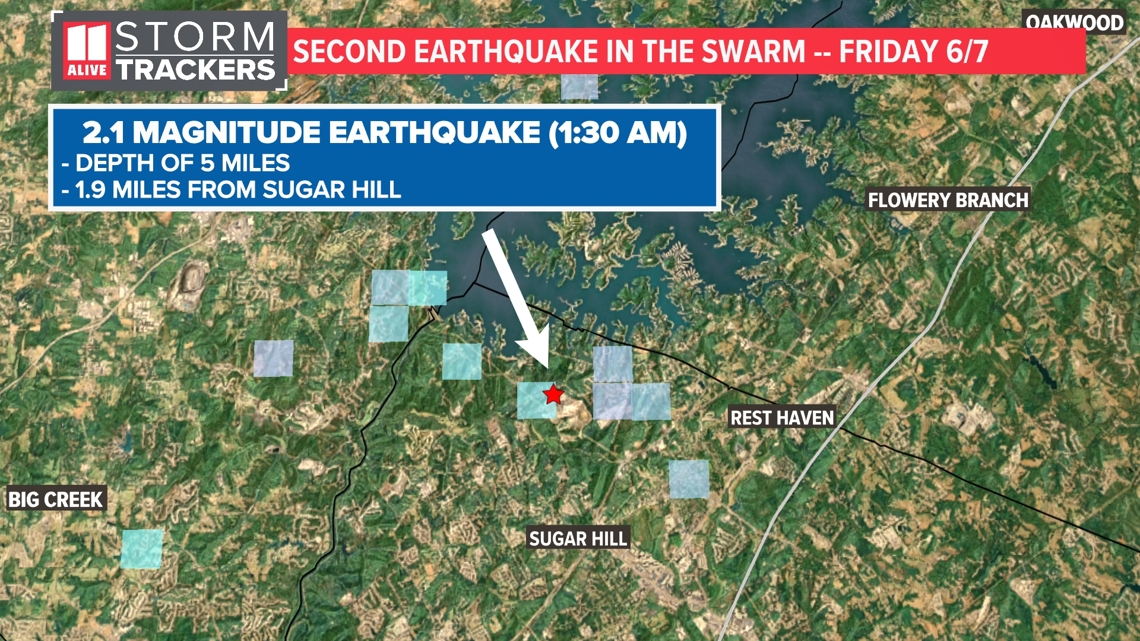 Earthquake Georgia | Lake Lanier | 11alive.com