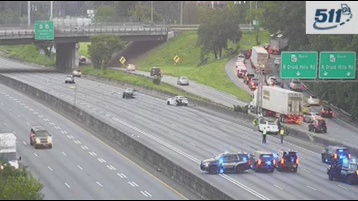Atlanta traffic | All lanes shut down I85 DeKalb County | 11alive.com