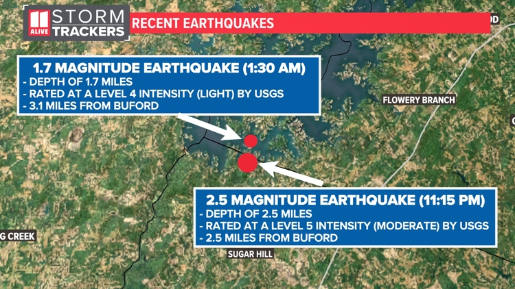 Earthquake confirmed in Georgia on Thursday night | Details | 11alive.com