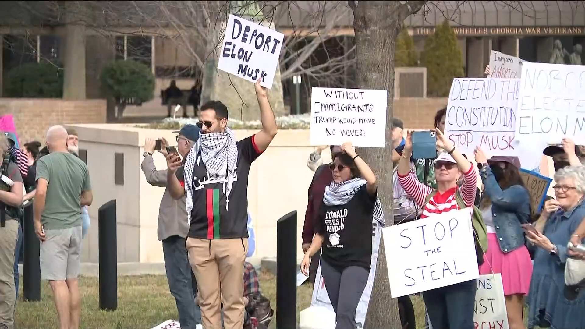 Atlanta protest against Trump policies | 11alive.com