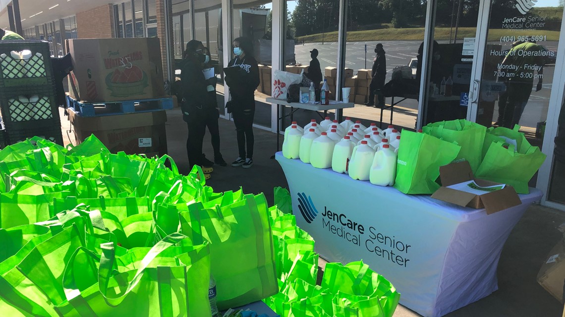 Senior food drive debut exceeds expectations in East Point | 11alive.com