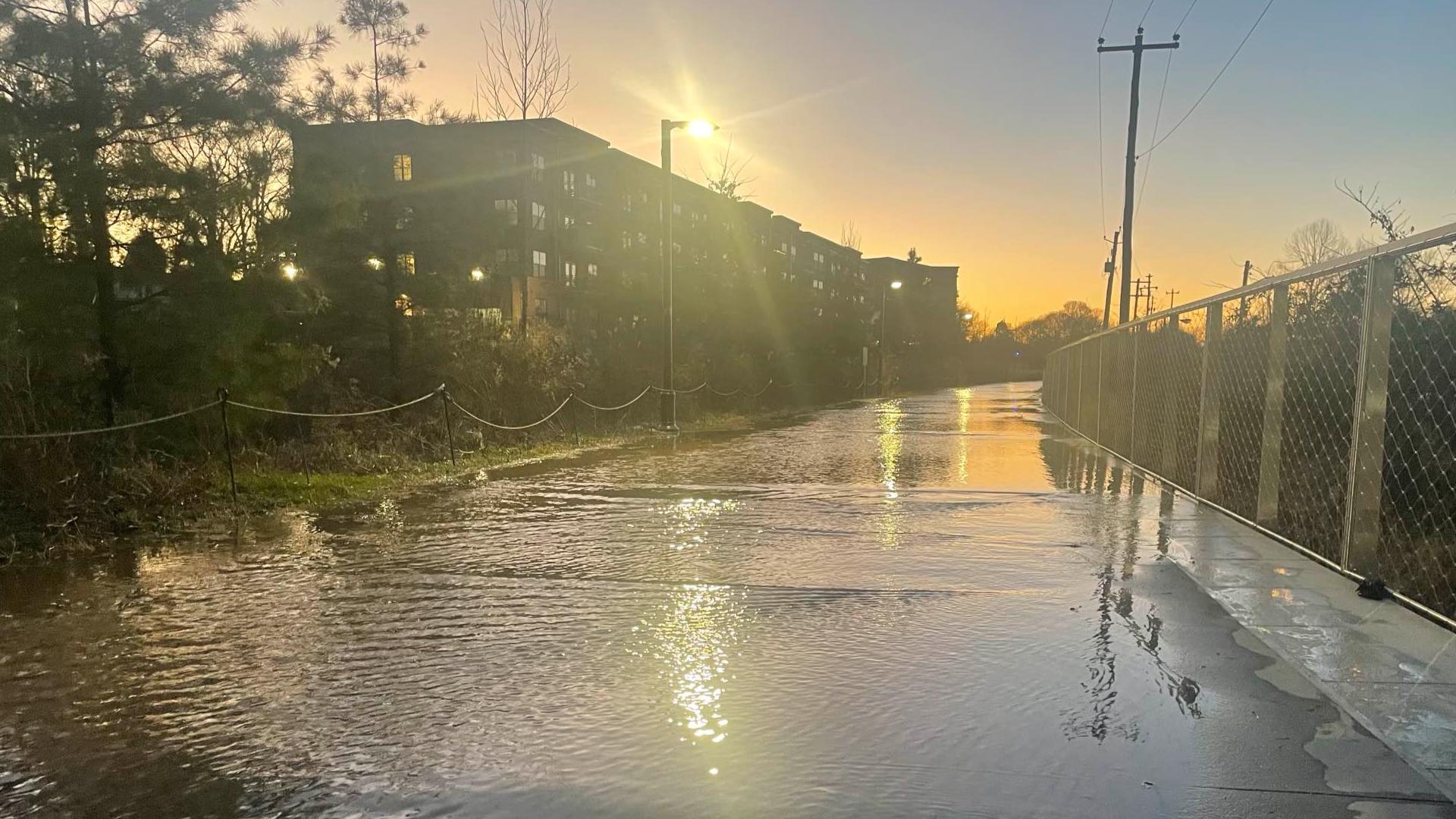 Atlanta BeltLine flooding from water main break | 11alive.com