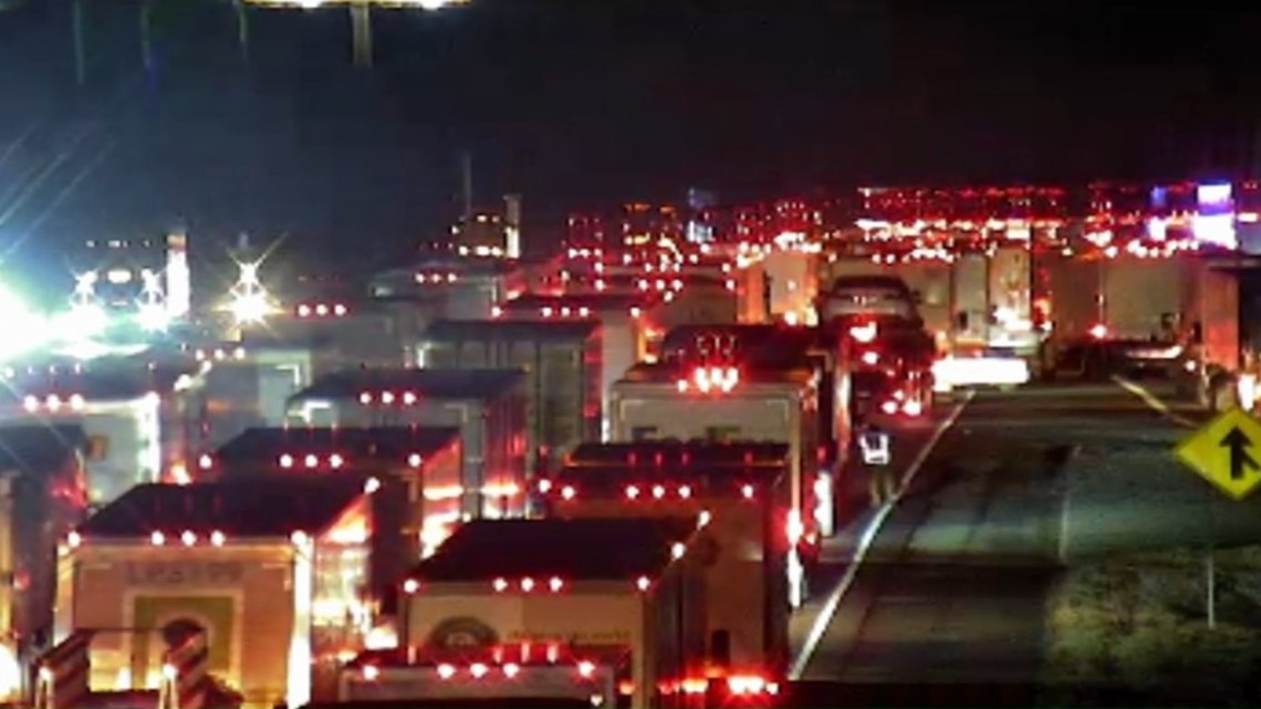 Atlanta traffic | Overturned tractor trailer I75 Bartow County ...