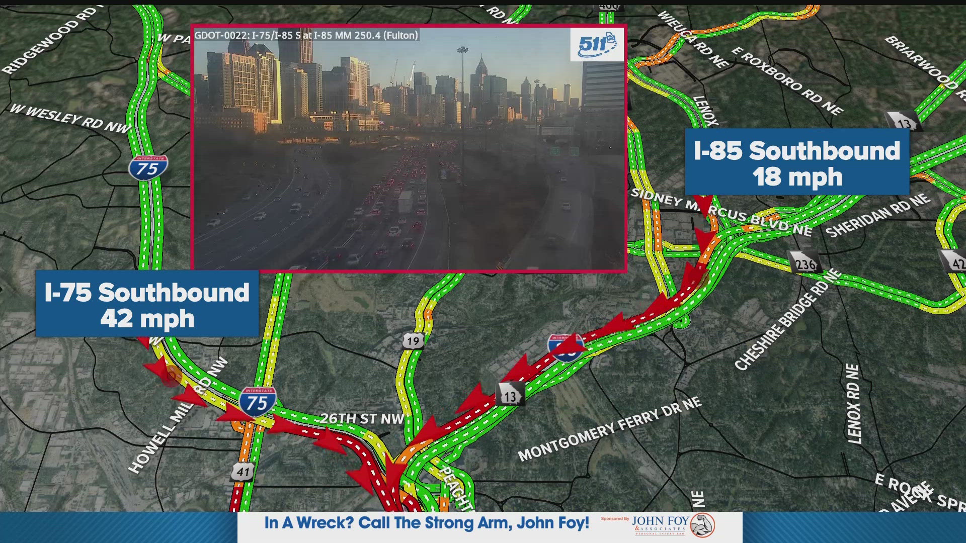 Atlanta rush hour | Traffic conditions | 11alive.com